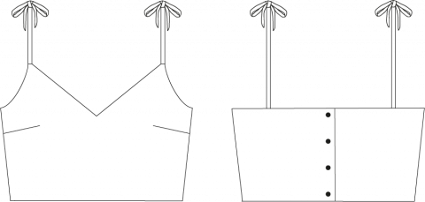 Patron gratuit - Top Mary - Cha' coud